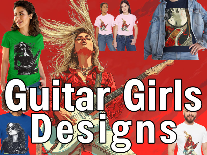 Guitar Girls – Stashbox T-Shirt, Pint Glasses, Tank Tops, Bikinis Merch ...